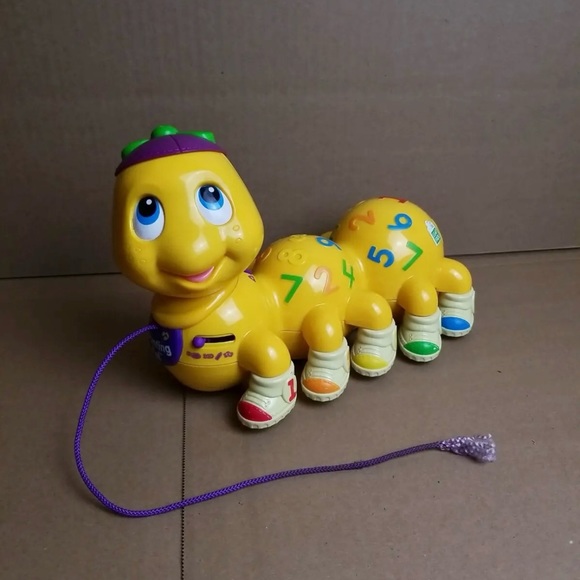 Leapfrog | Toys | Leapfrog Yellow Counting Pal Caterpillar 200 Pull Toy ...